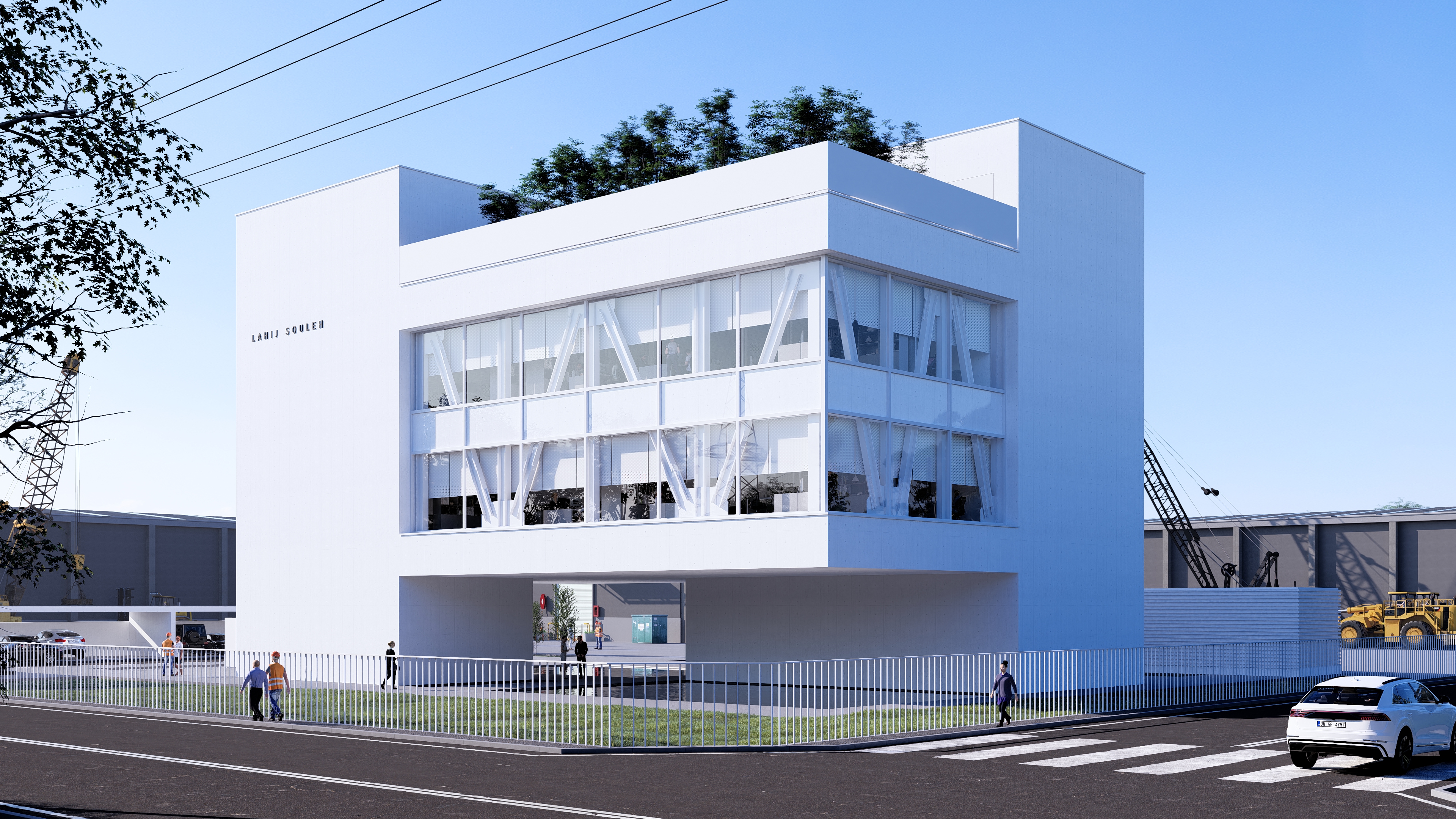 Lahij Souleh Factory Office Building by Vahid Joudi Studio [Architecture + Design + Construction ...