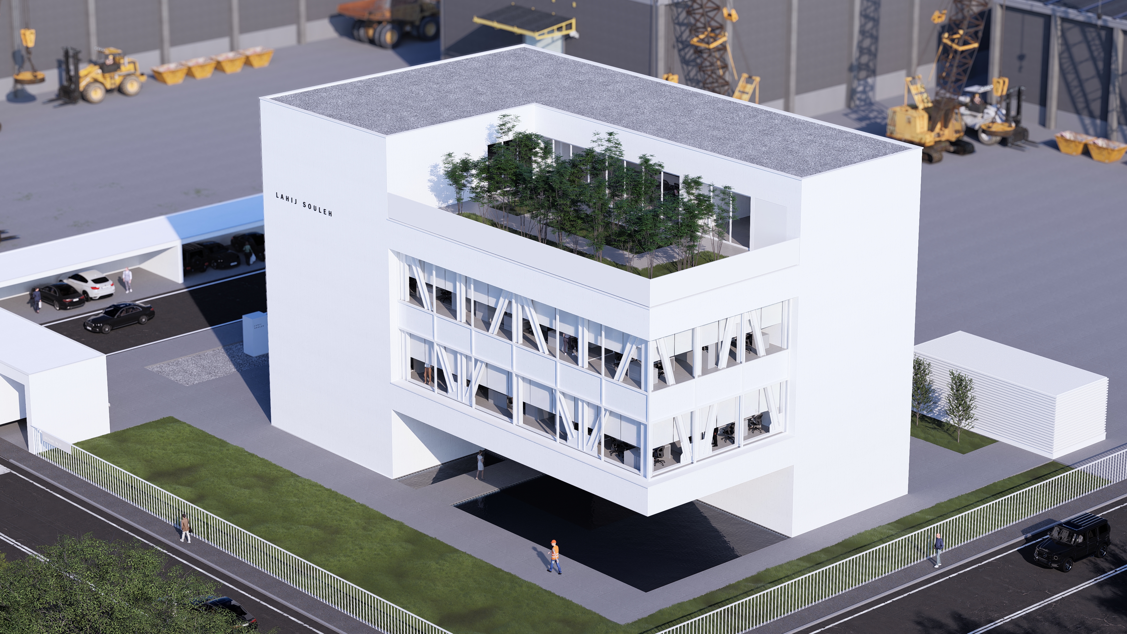 Lahij Souleh Factory Office Building by Vahid Joudi Studio [Architecture + Design + Construction ...