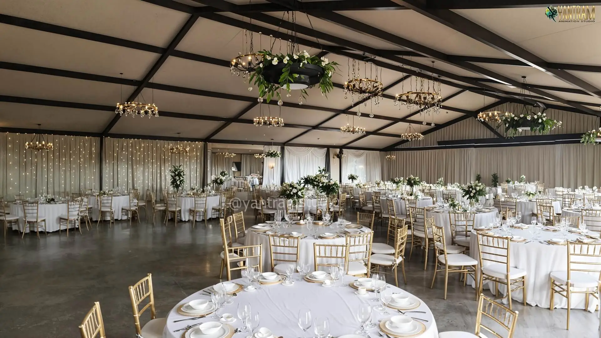 From Concept to Ceremony: 3D Architectural Visualization Studio Wedding Venue in Russia by ...
