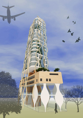 Hostel tower - Architizer
