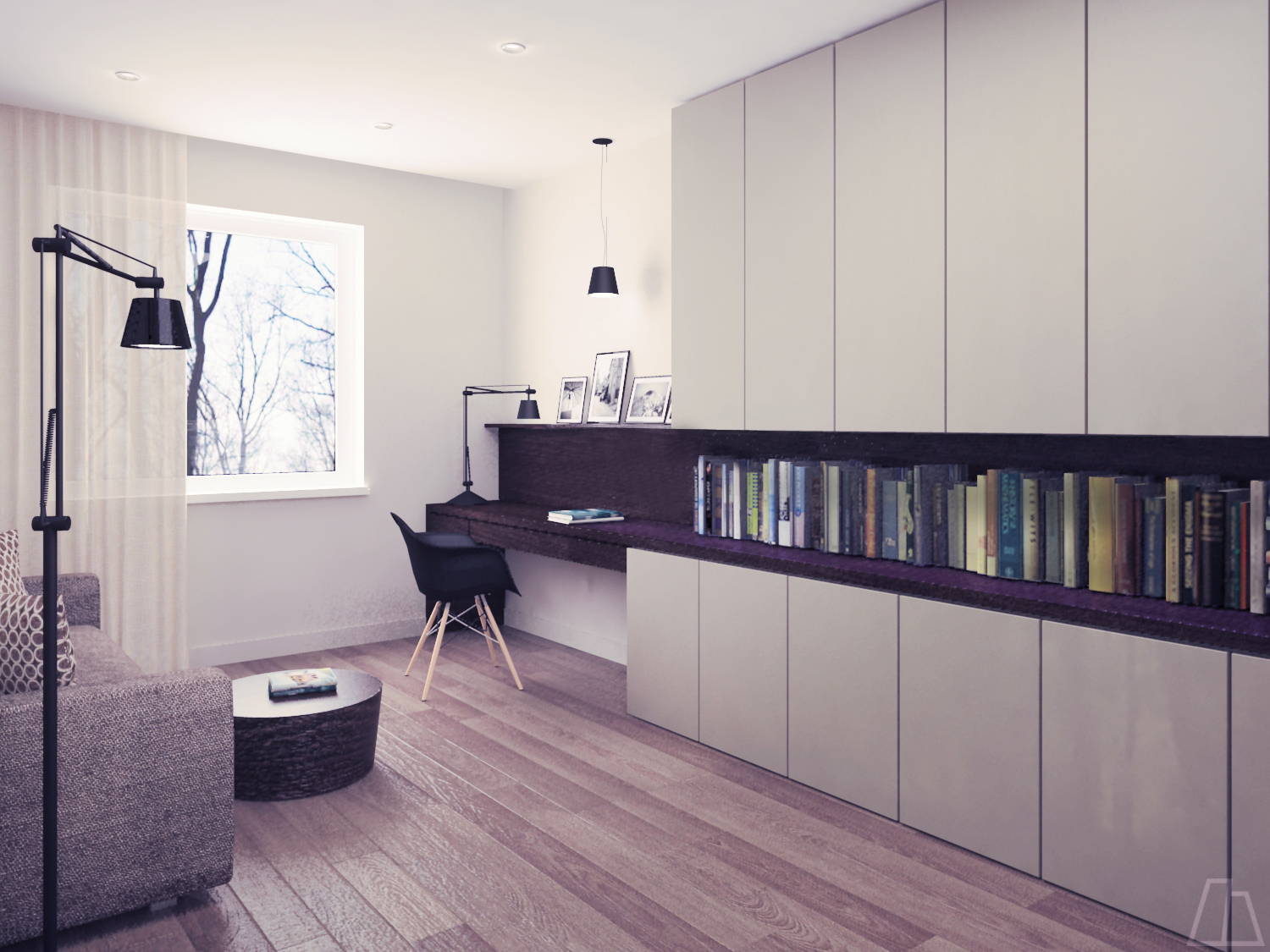 Home office / interior design by MOSKOU - Architizer