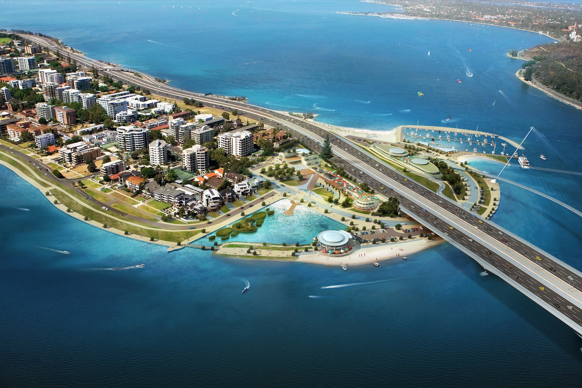 South Perth Peninsula Redevelopment by Lawrence Associates - Architizer