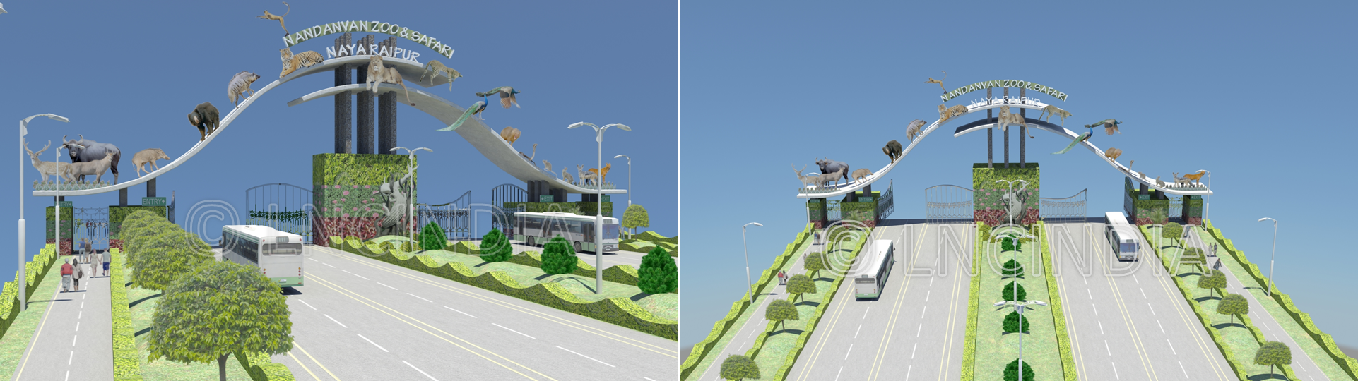 NANDAN VAN ZOO and SAFARI, Naya Raipur (Jungle Safari) - Architizer