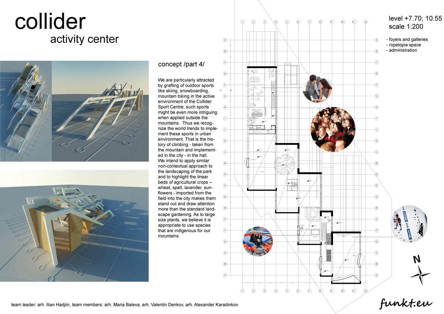 Entry for the Collider Activity Center Competition by FUNKT - Architizer
