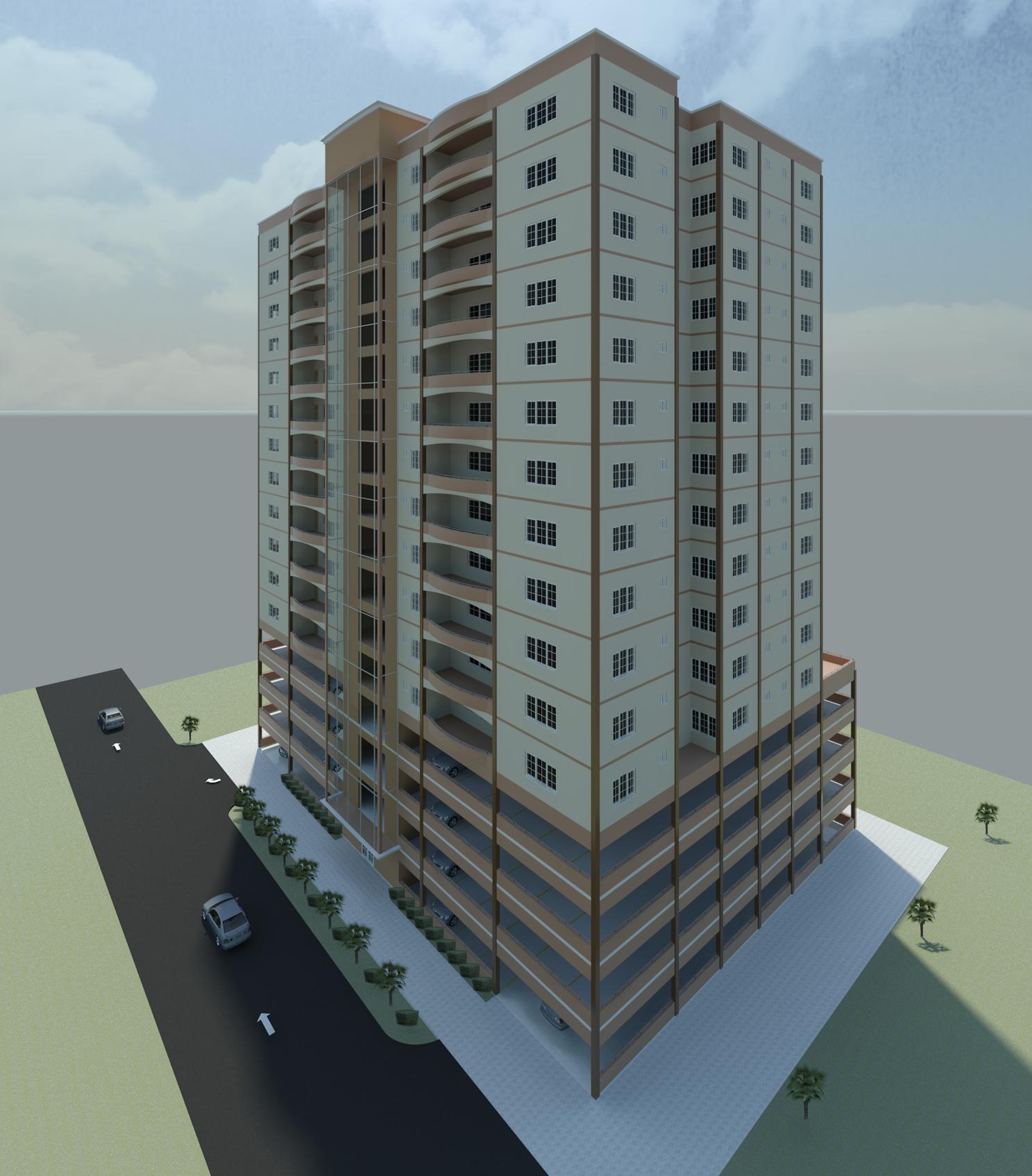 MULTISTOREY CAR-PARK/MULTI-LEVEL BLOCK OF FLATS by TEMRON INTEGRATED ...