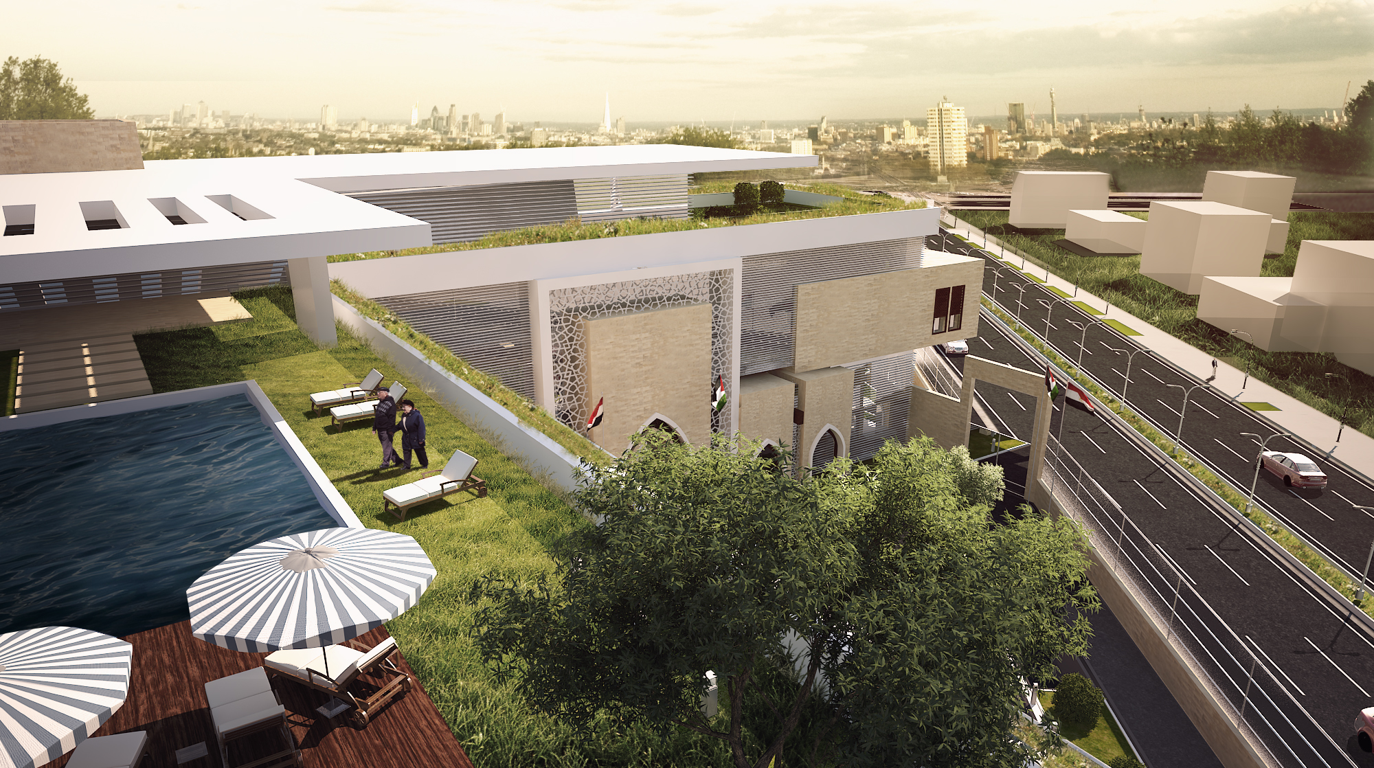 Palestinian Embassy by CUBE - Architizer