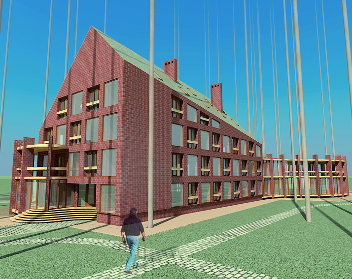 Reconstruction of building - Architizer