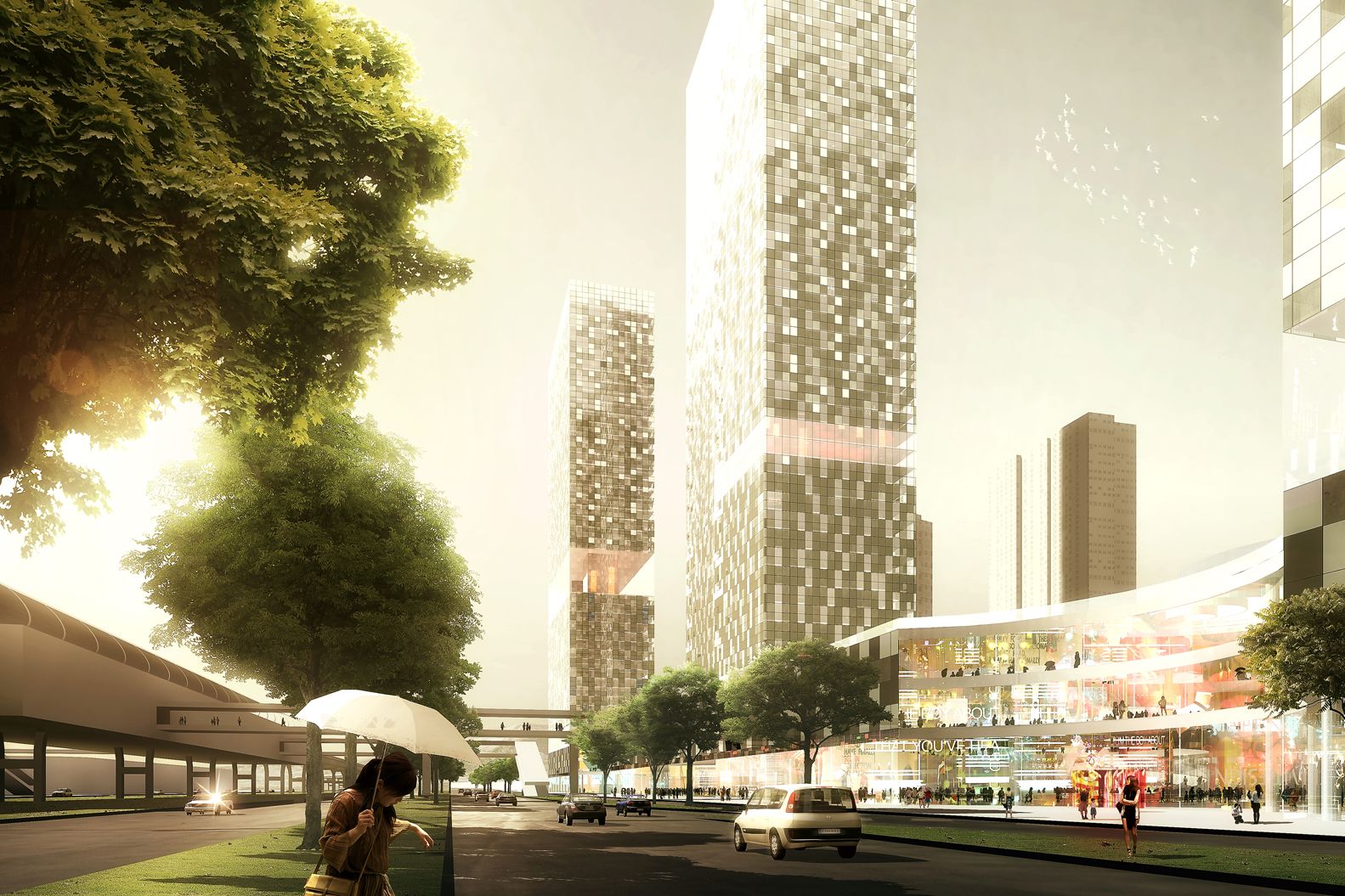 Anglang Towers eco urban building complex by Mecanoo - Architizer