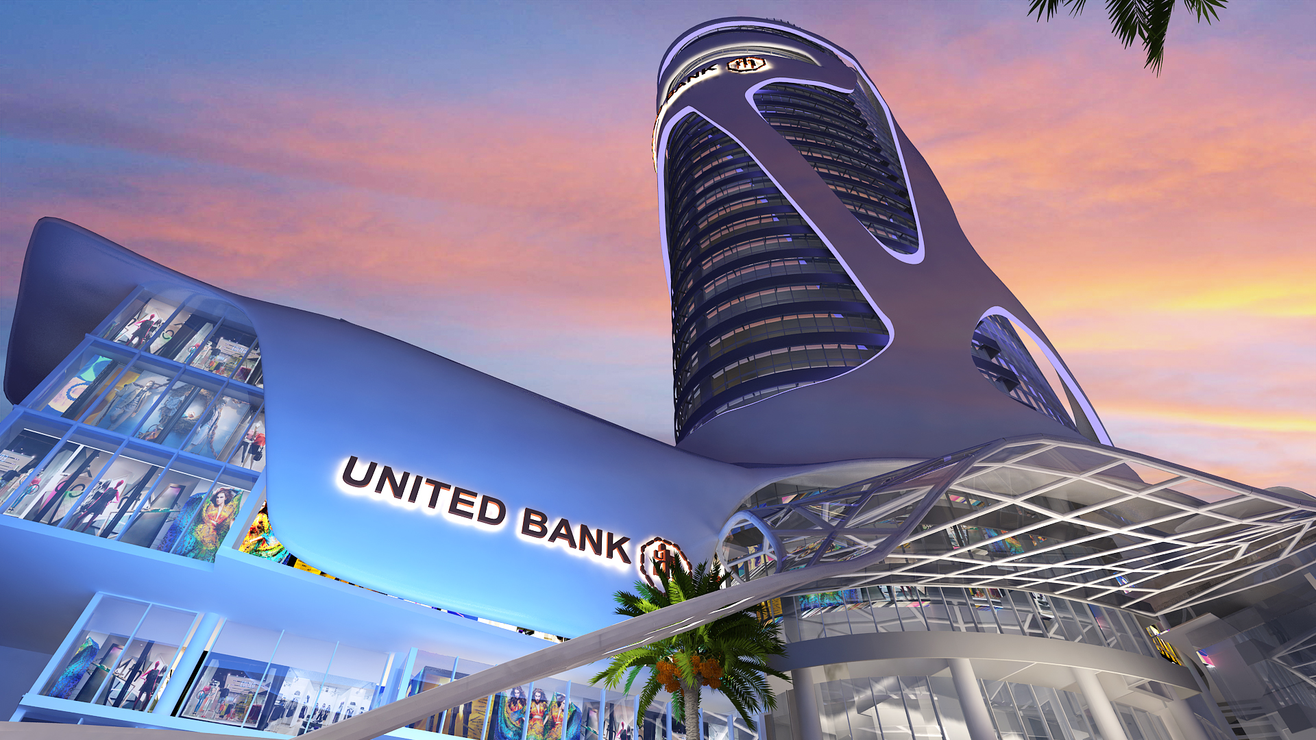 United Bank HQ ( Elevation / Interiors) by K Square Consultants ...