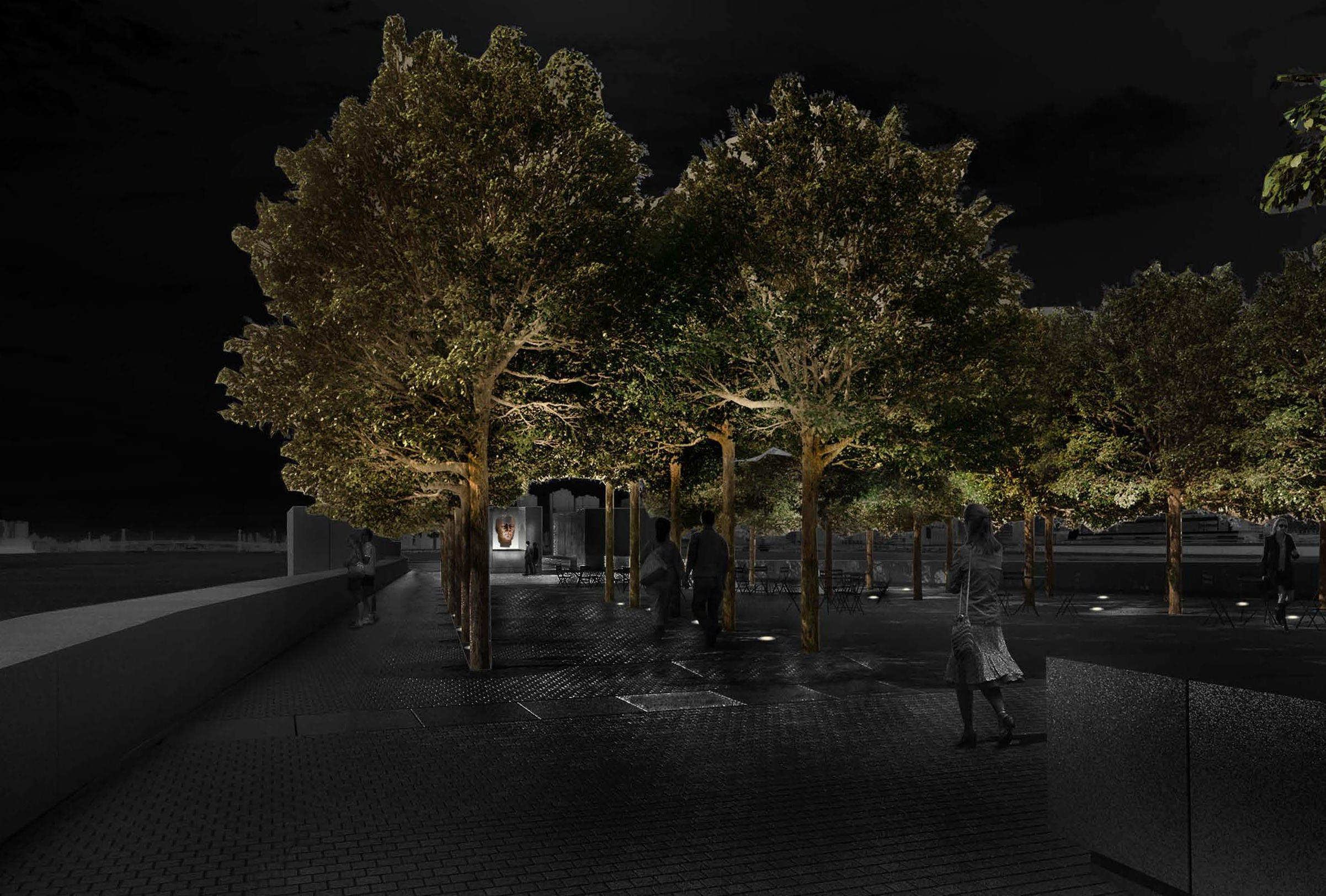 Franklin D. Roosevelt Four Freedoms Park by Linnaea Tillett Lighting ...