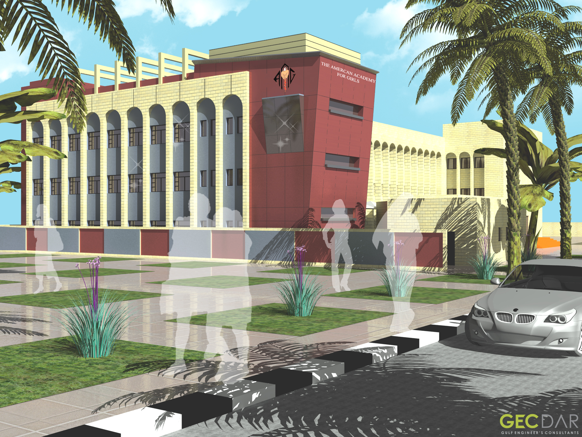 The American Academy for Girls School Extension Building by GEC DAR ...