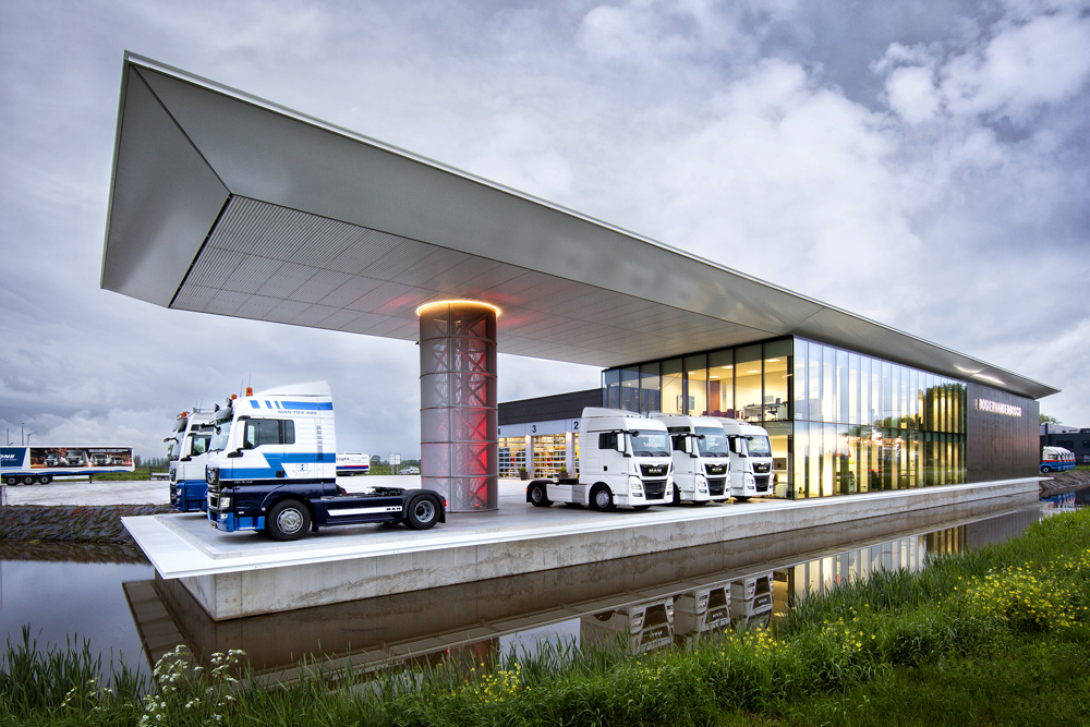 Landmark dealer MAN Trucks by STATS Architecten - Architizer