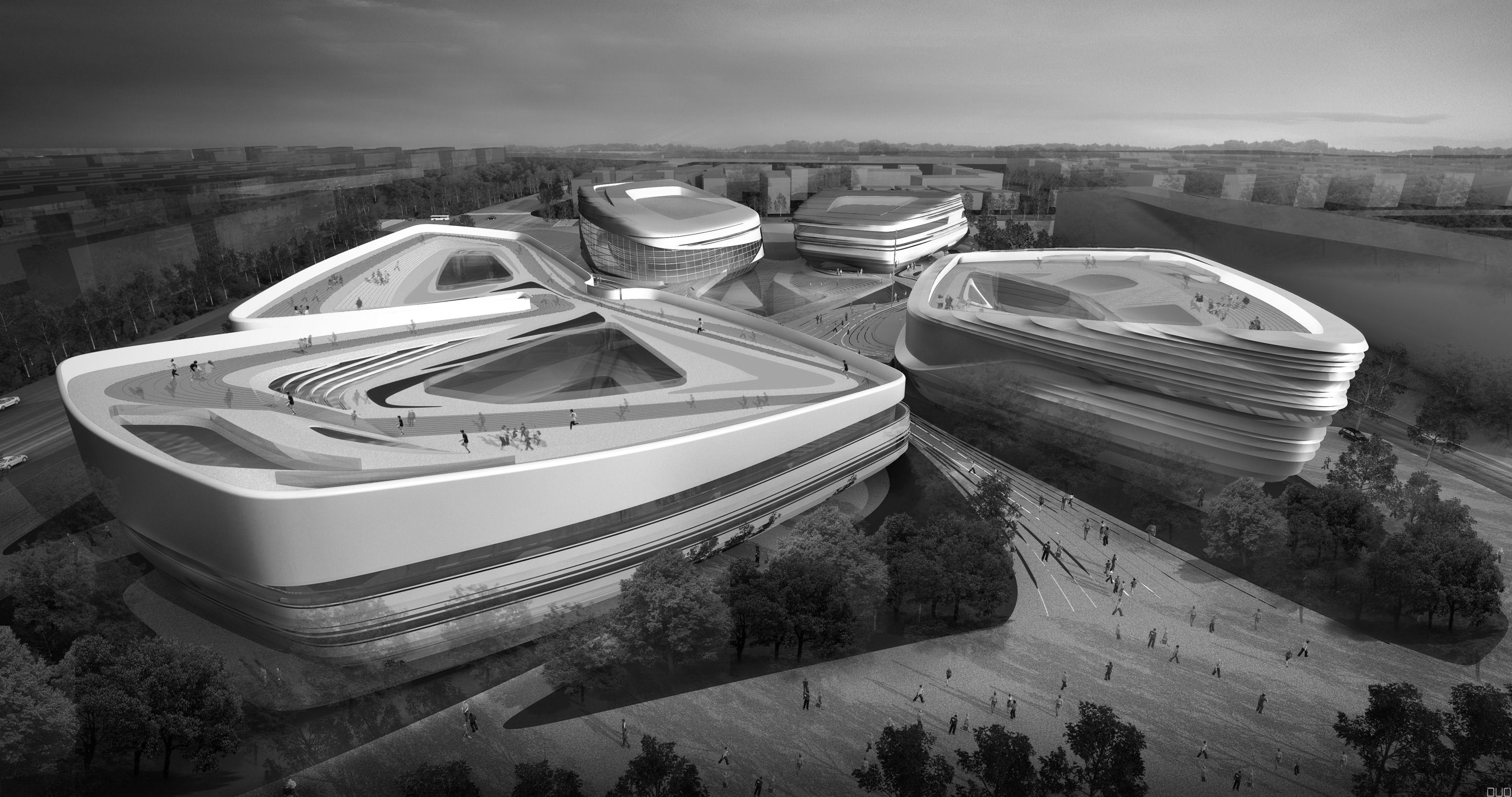 BEIJIAO SPORTS CENTER by Decode Urbanism Office - Architizer