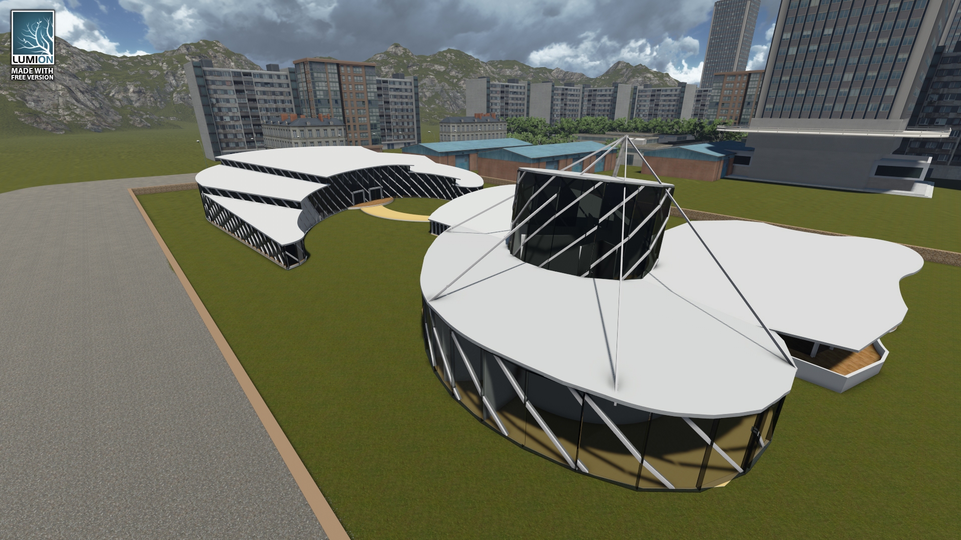 Al Abdali Exhibition center by Tesseract - Architizer