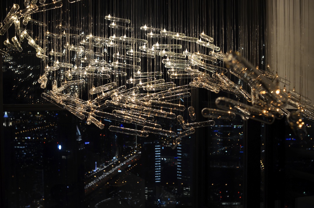 Flylight (interactive light installation) commissioned for private ...