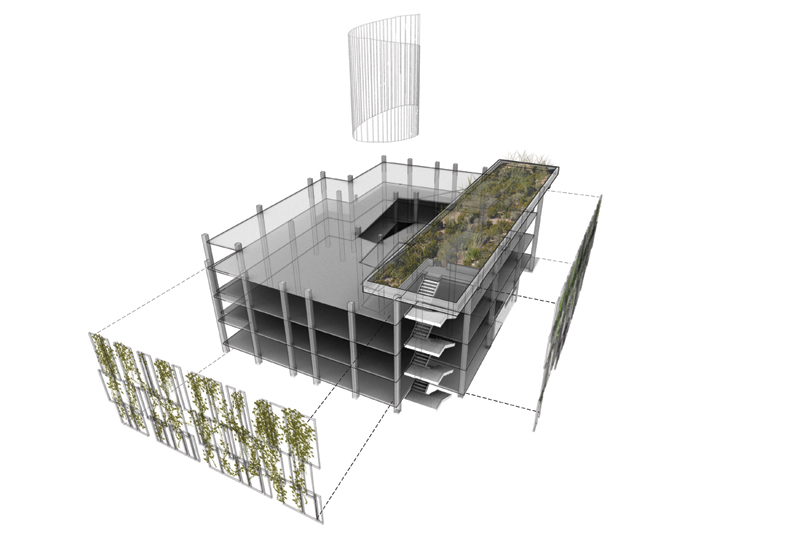 T3 Parking Structure by Danze Blood Architects - Architizer