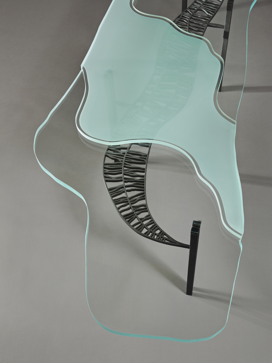 STEN layered glass tables by FINNE Architects - Architizer