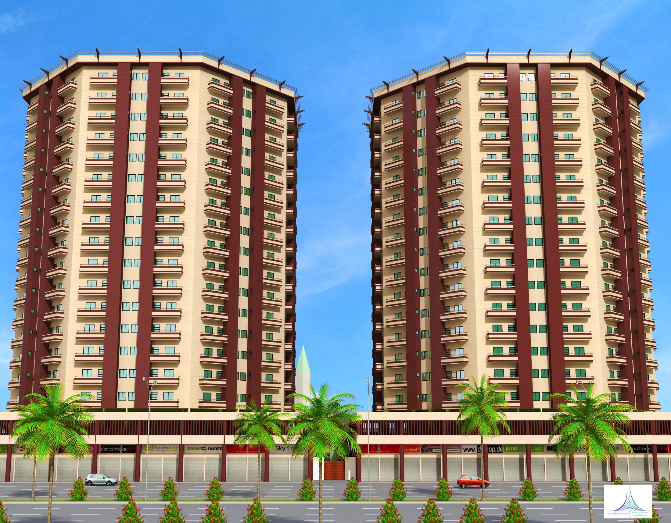 cresent view towers by desire & design - Architizer