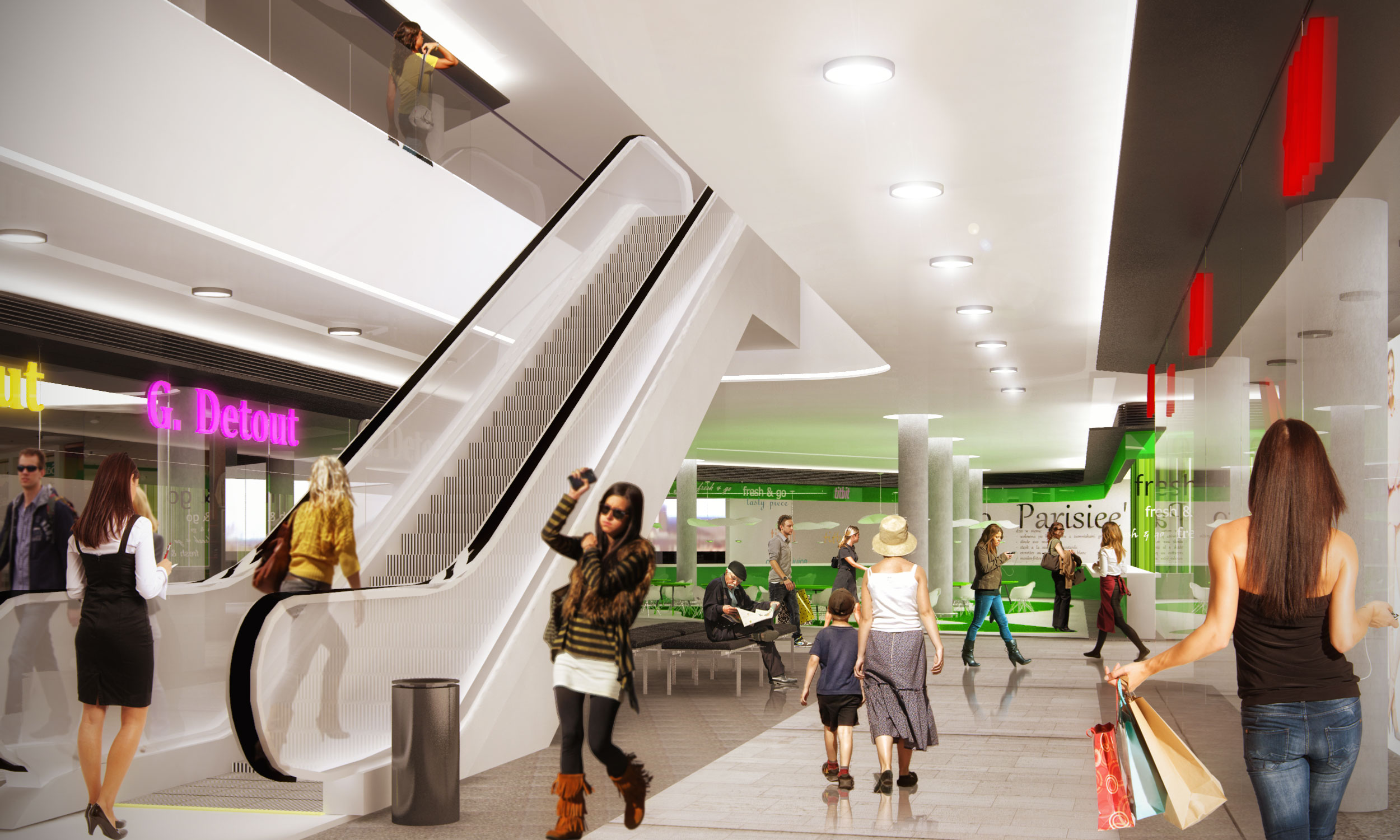 MARCREDO SHOPPING CENTER IN GŁOGÓW by OZONE Architectural Studio ...