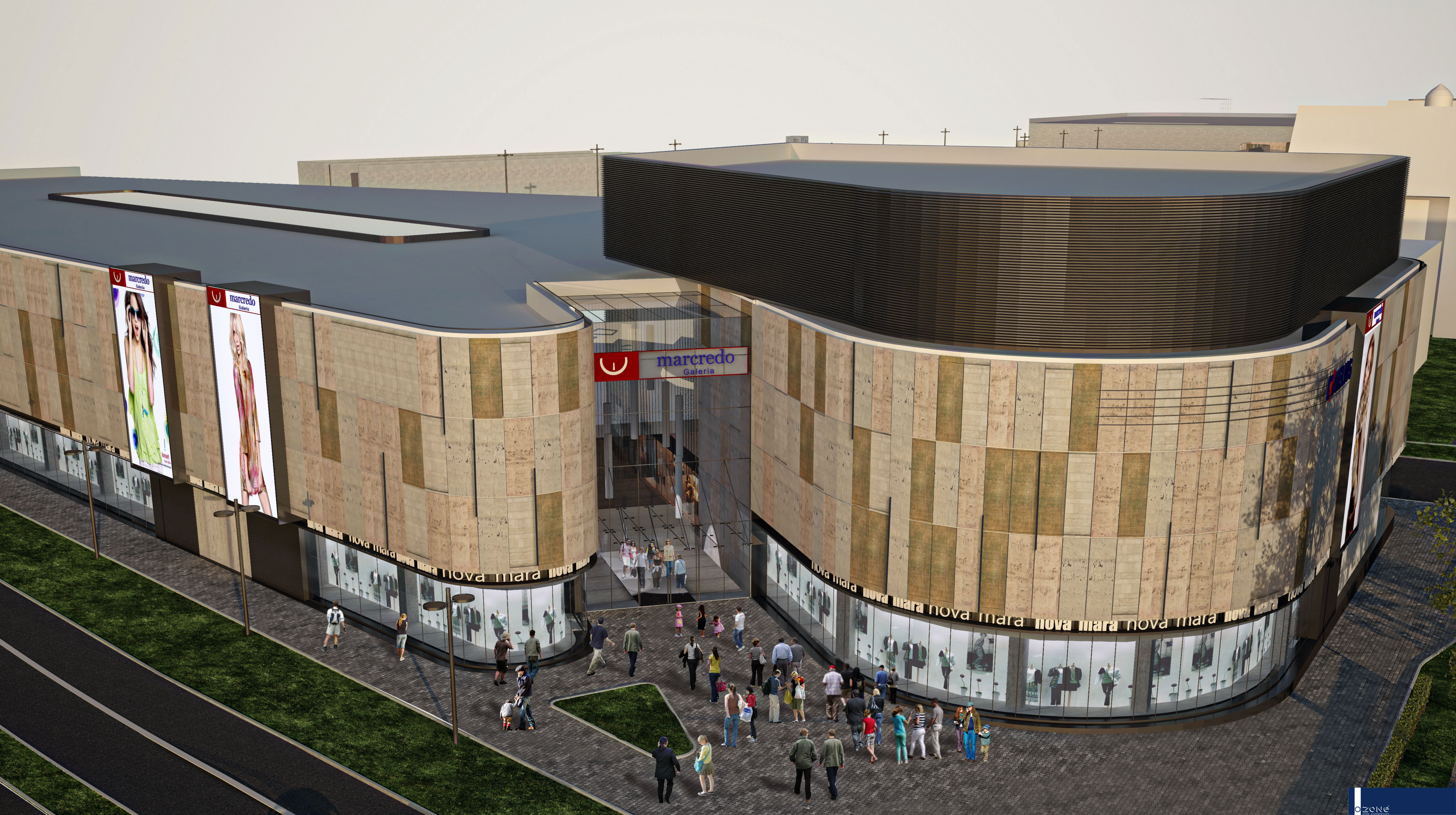 MARCREDO SHOPPING CENTER IN GŁOGÓW by OZONE Architectural Studio ...