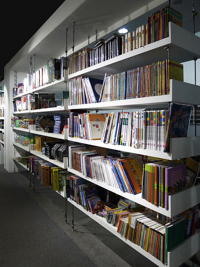 "Ketab-e-Dastan" Bookstore by ExArchitecture - Architizer