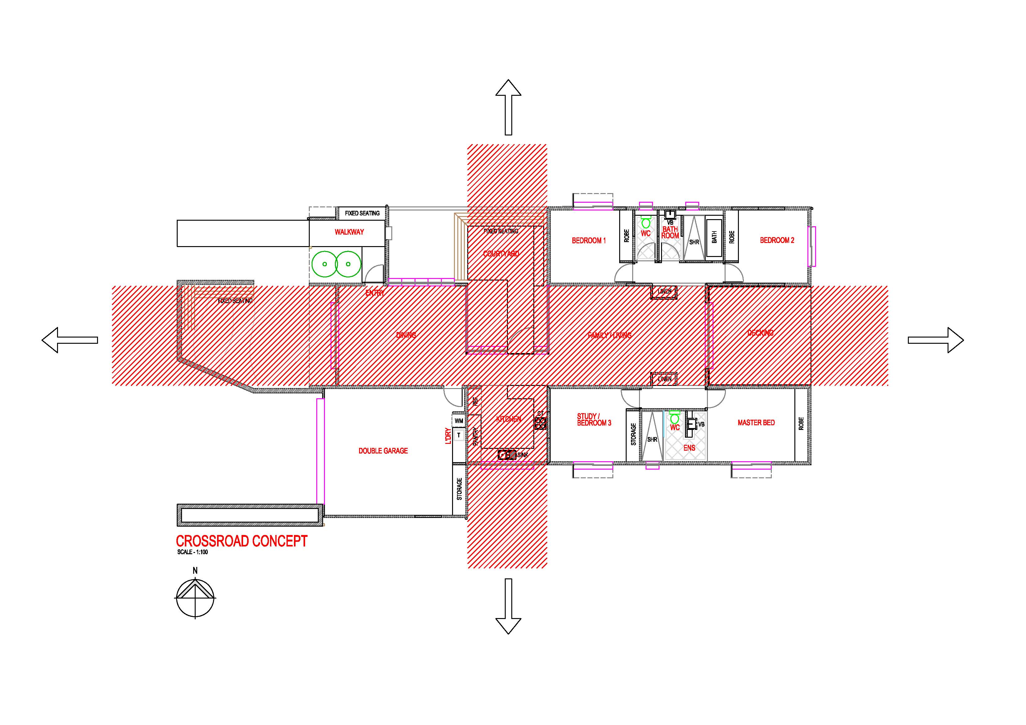 Crossroad House by Bleuscape Design - Architizer