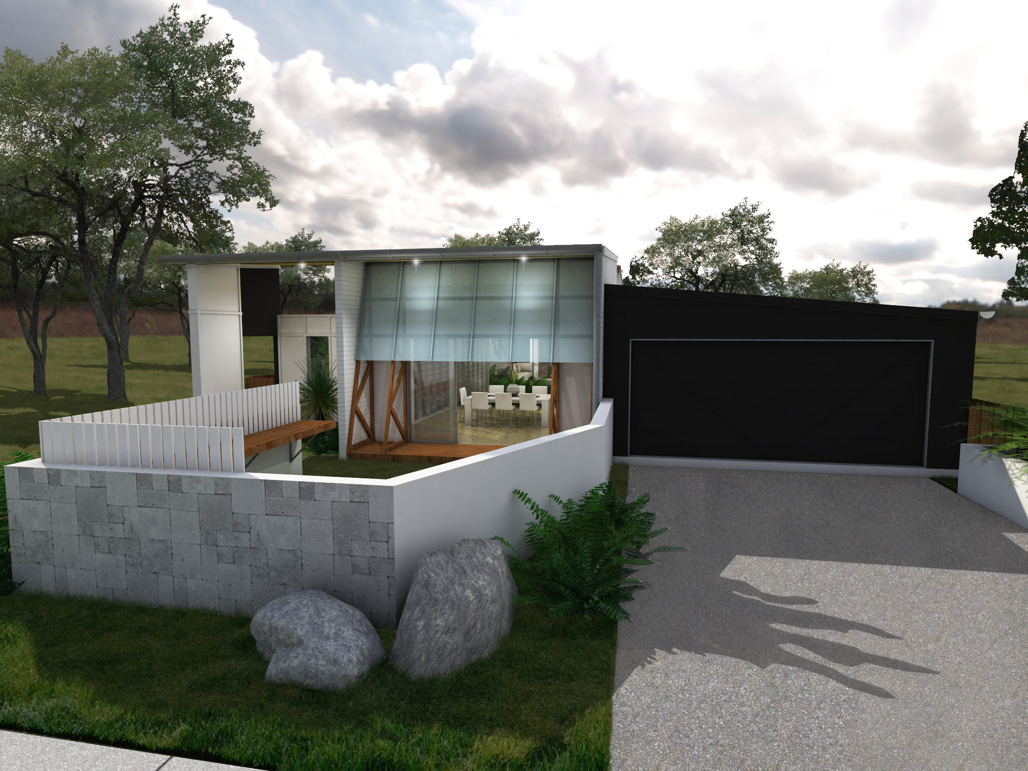 Crossroad House by Bleuscape Design - Architizer