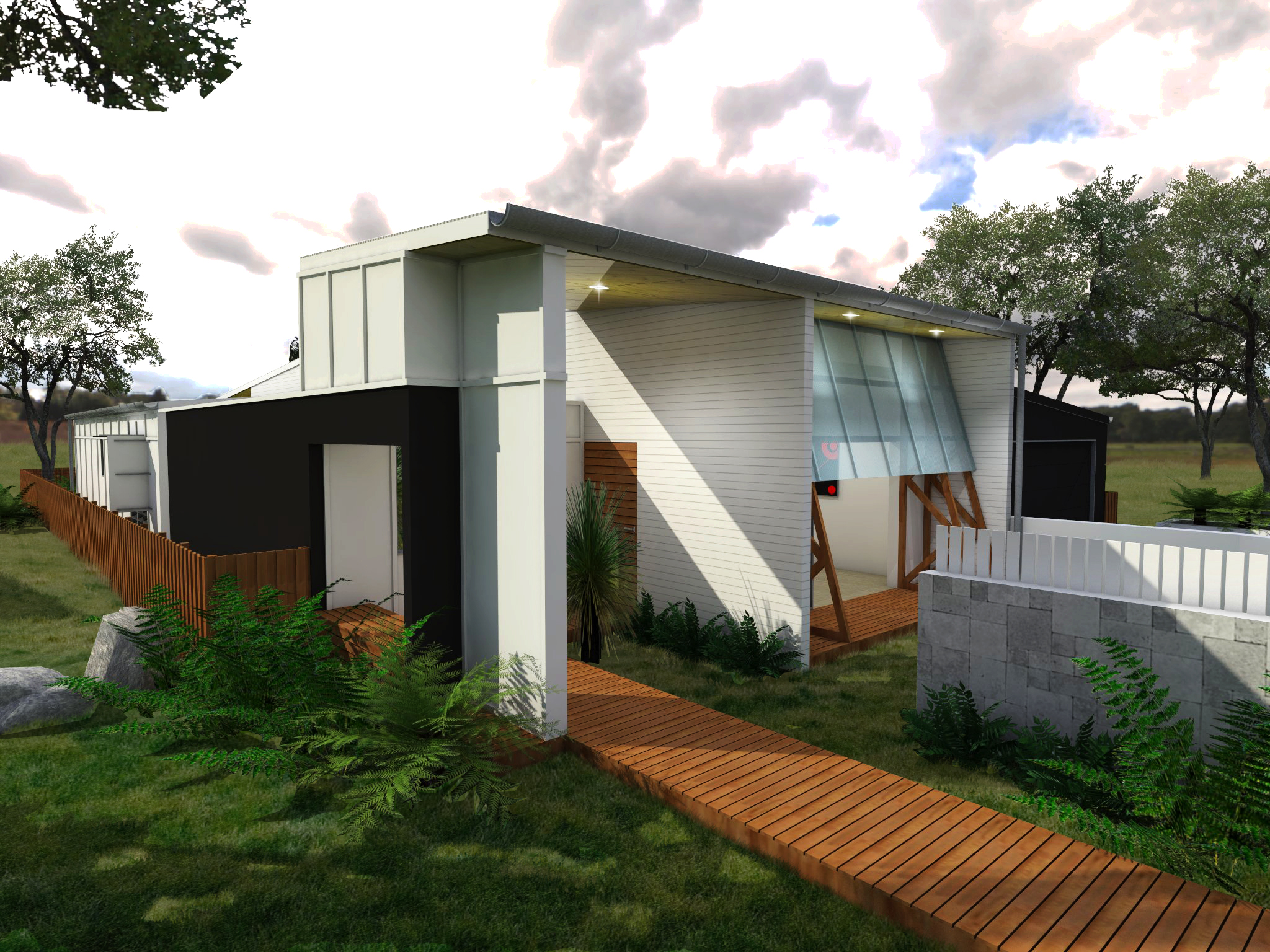 Crossroad House by Bleuscape Design - Architizer