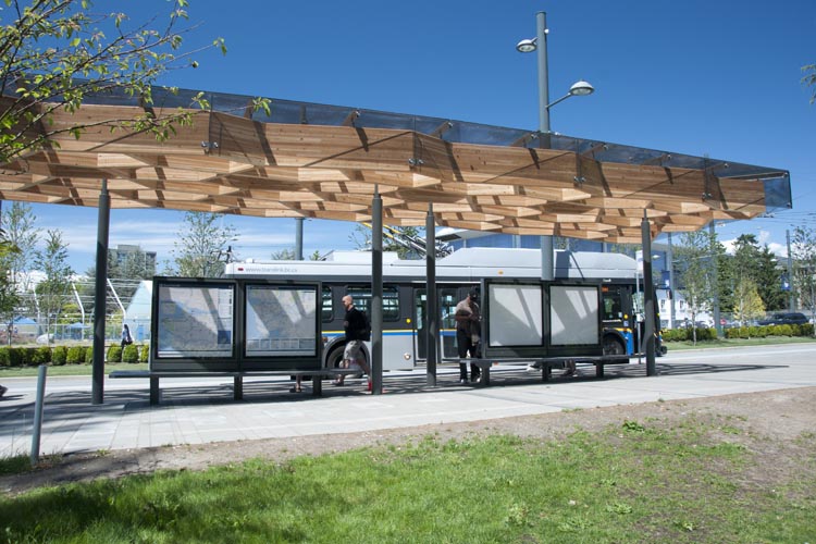 University of British Columbia Transit Shelters by Fast + Epp - Architizer