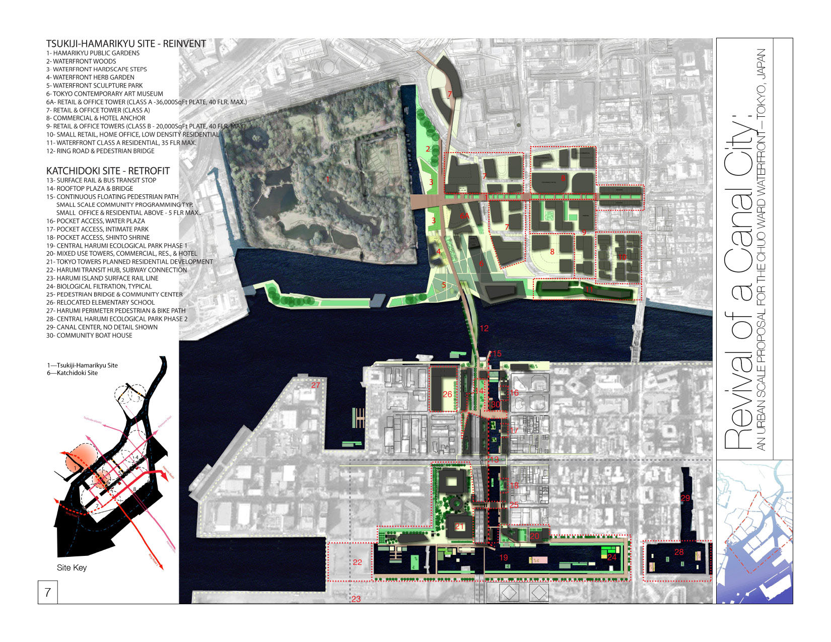 Revival of a Canal City: Tokyo Waterfront Masterplan by Mobile Office ...