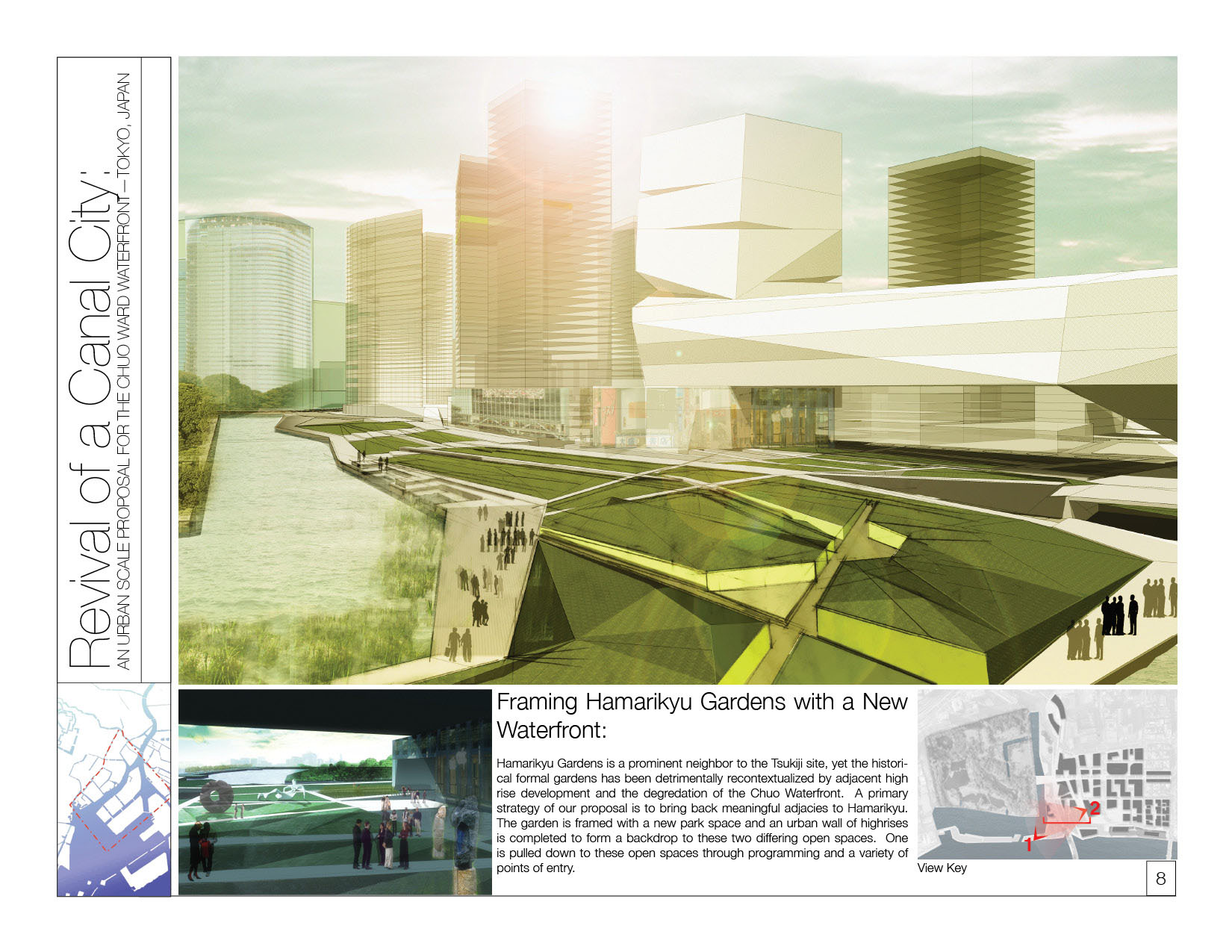 Revival of a Canal City: Tokyo Waterfront Masterplan by Mobile Office ...