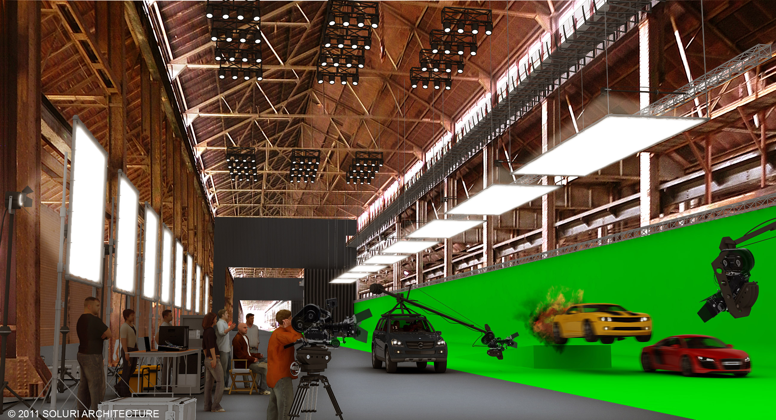 Cross Media Film Studios by Soluri Architecture - Architizer