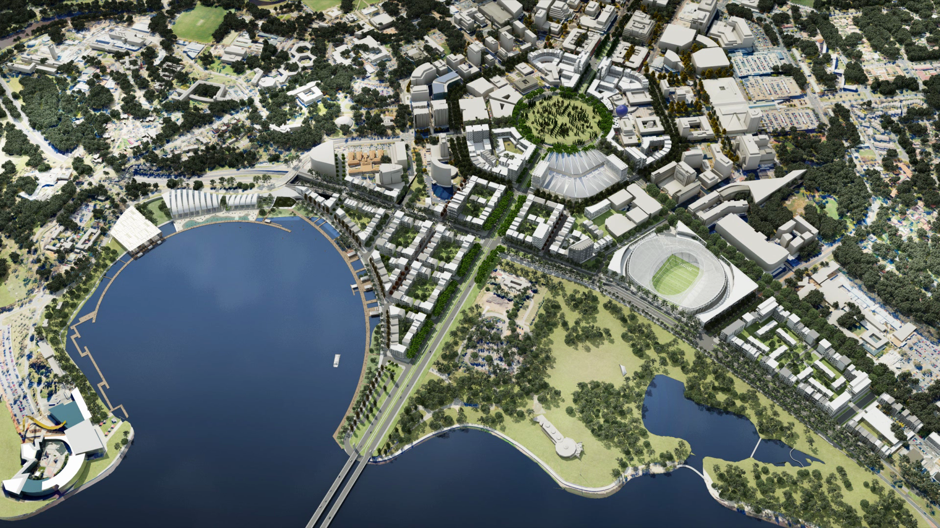 Linking Canberra to the Lake by Hill Thalis Architecture + Urban ...