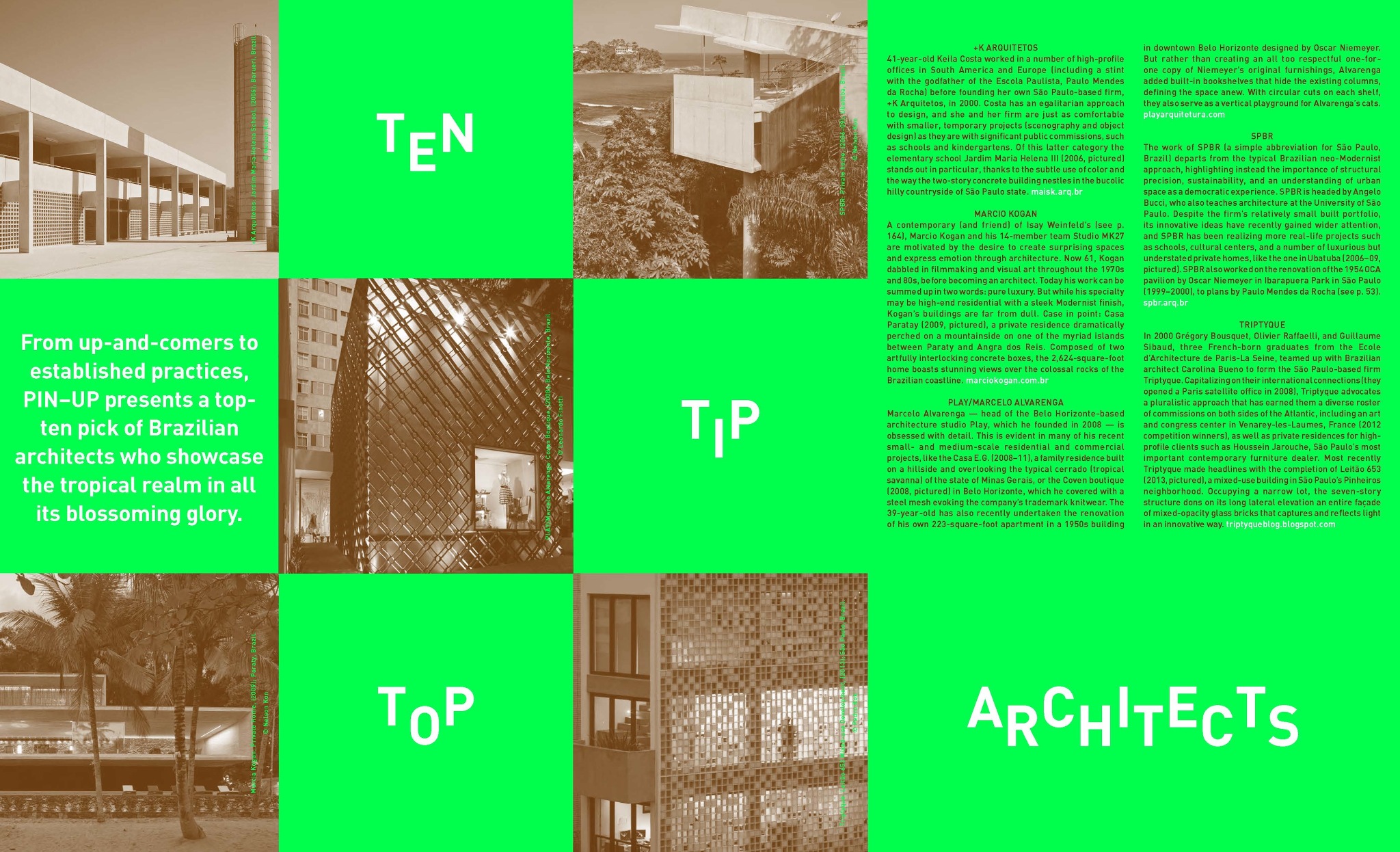 Author of TOP TEN ARCHITECTS for PIN–UP 14, Spring Summer 2013 - Architizer