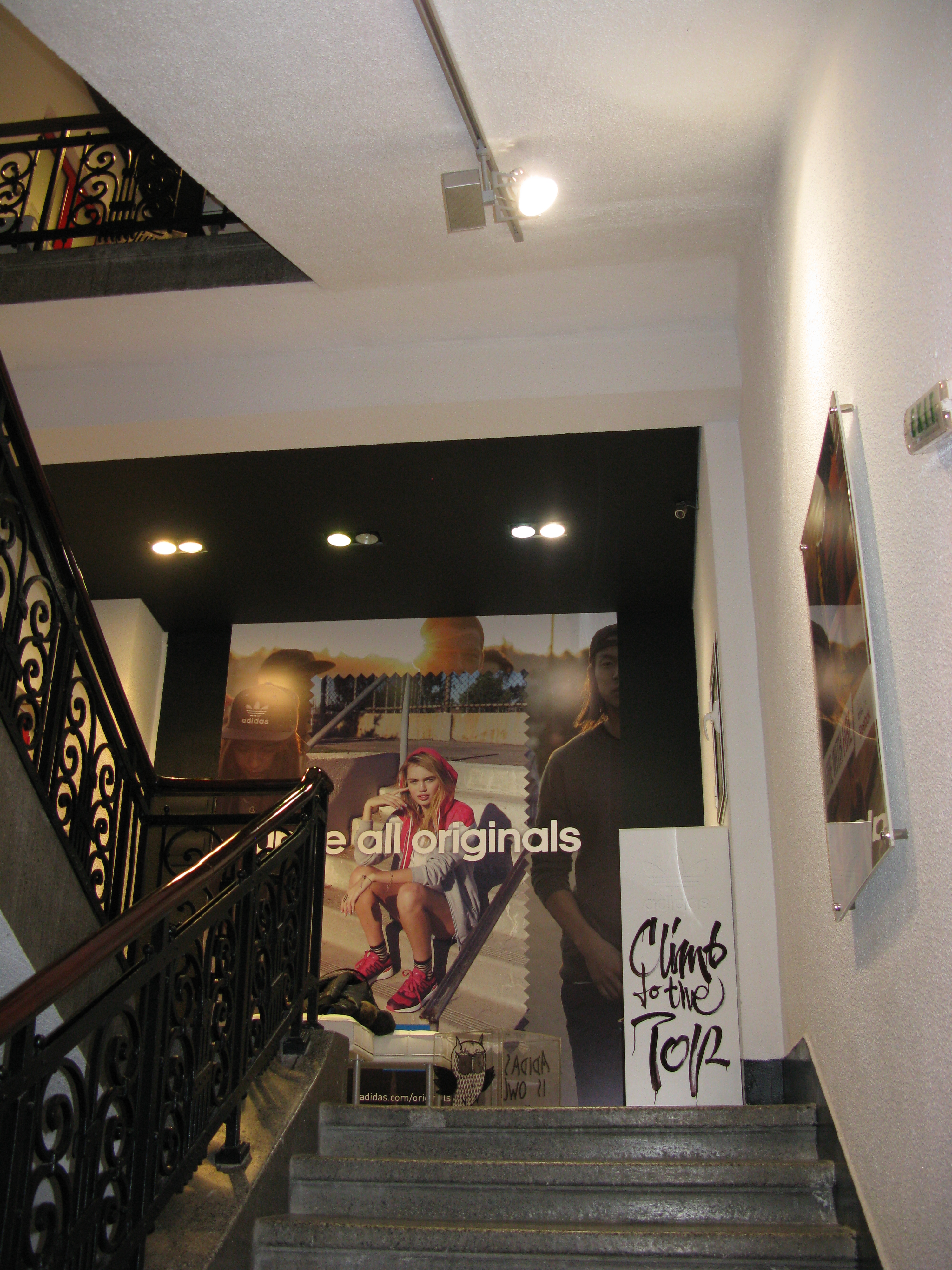 Redesign of office staircase for adidas by Vice Bulgaria, URBANVIVA ...
