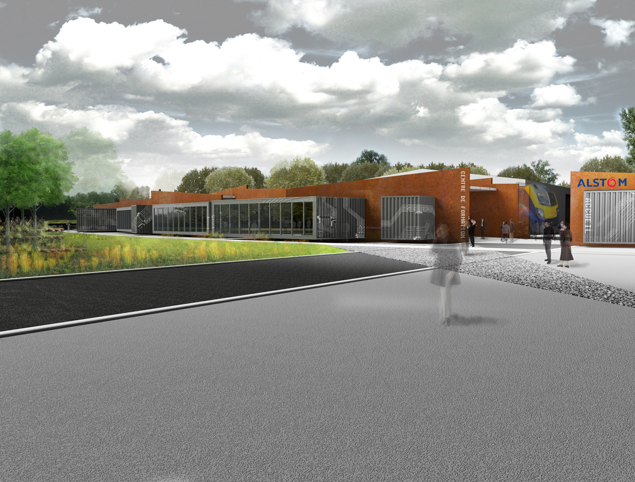 Centre de formation - Alstom transport by Atelier ar-chè - Architizer