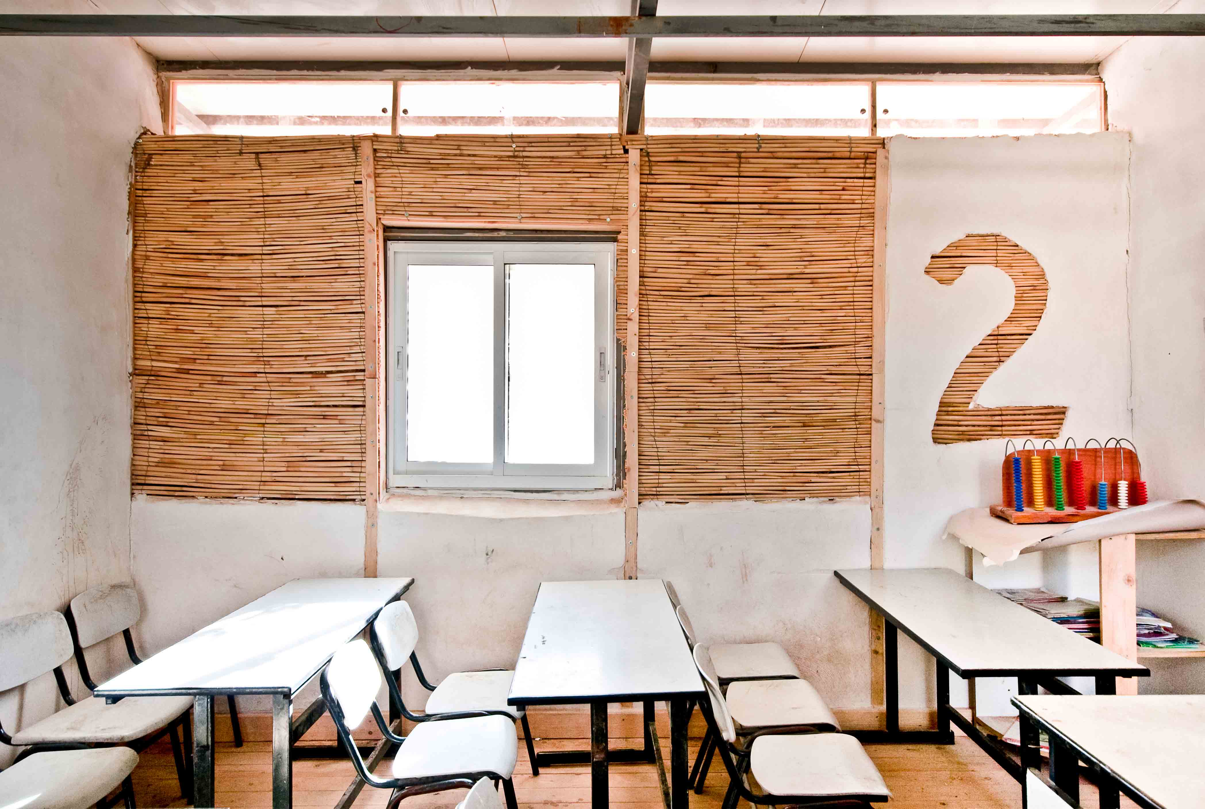 School Of bamboo, School in the desert by ARCò architettura e ...