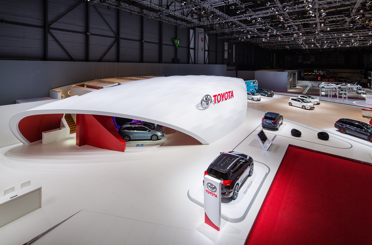 The Wave - global stand for Toyota by Déri Design - Architizer