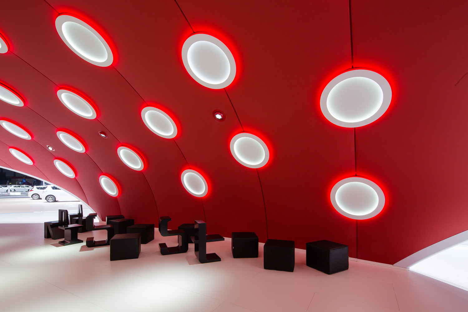 The Wave - global stand for Toyota by Déri Design - Architizer
