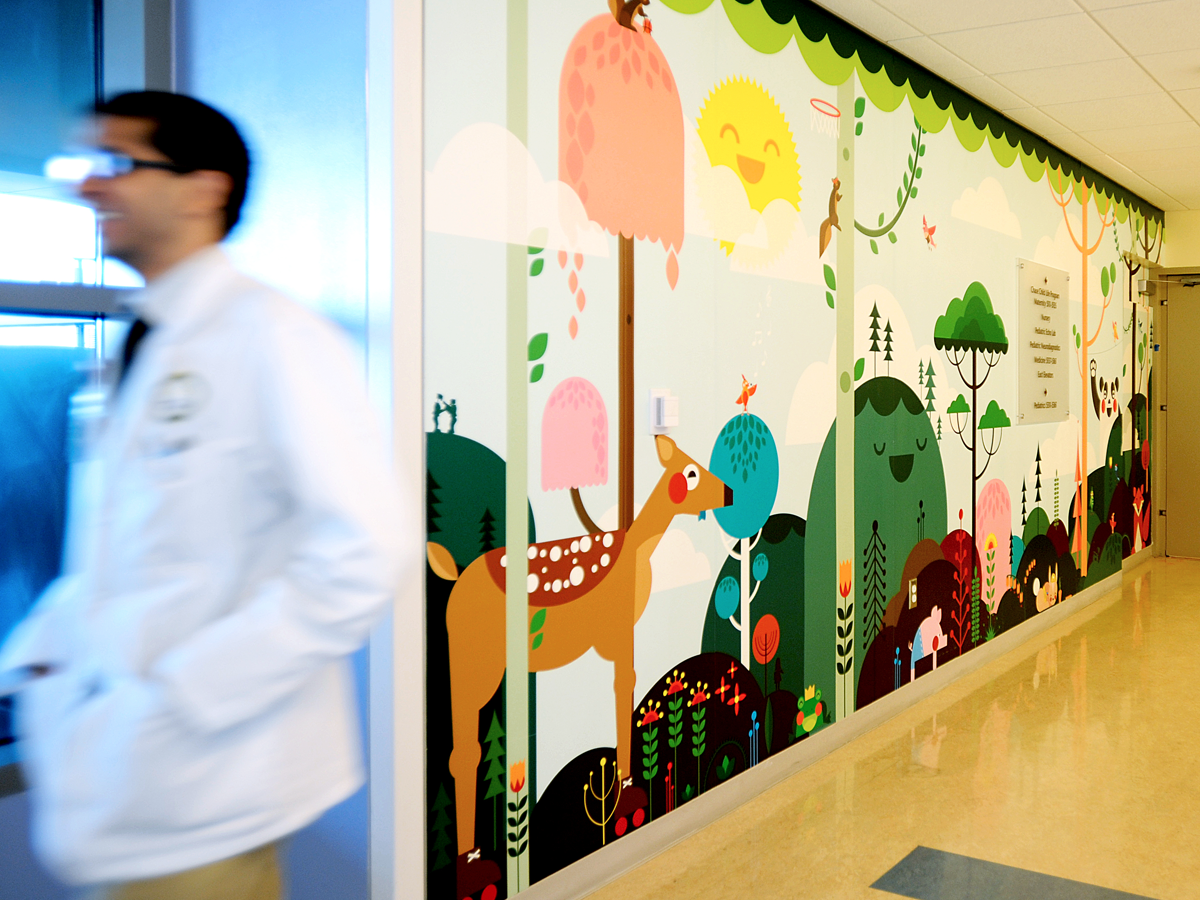 Mattel Children's Hospital - Custom Wall Murals from Blik - Architizer