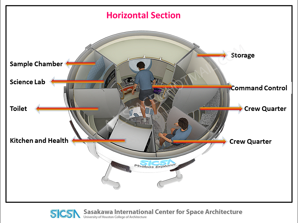 Phobos Explorer Design by Space Architect - Architizer