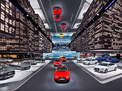 The Audi quattro Bar – a Brand Experience above St. Moritz - Architizer