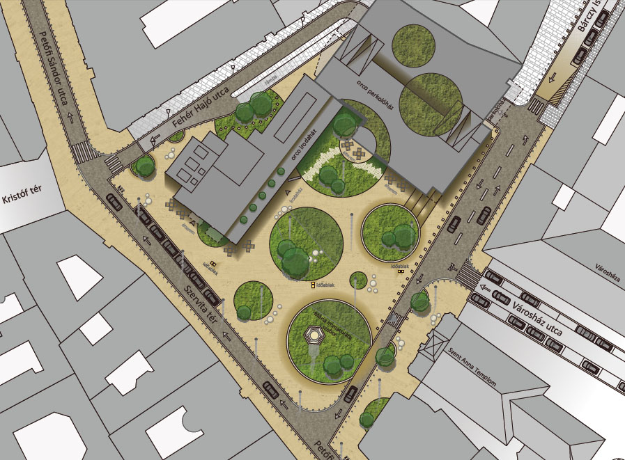 City center urban plan by www.istvanbarsony.com - Architizer