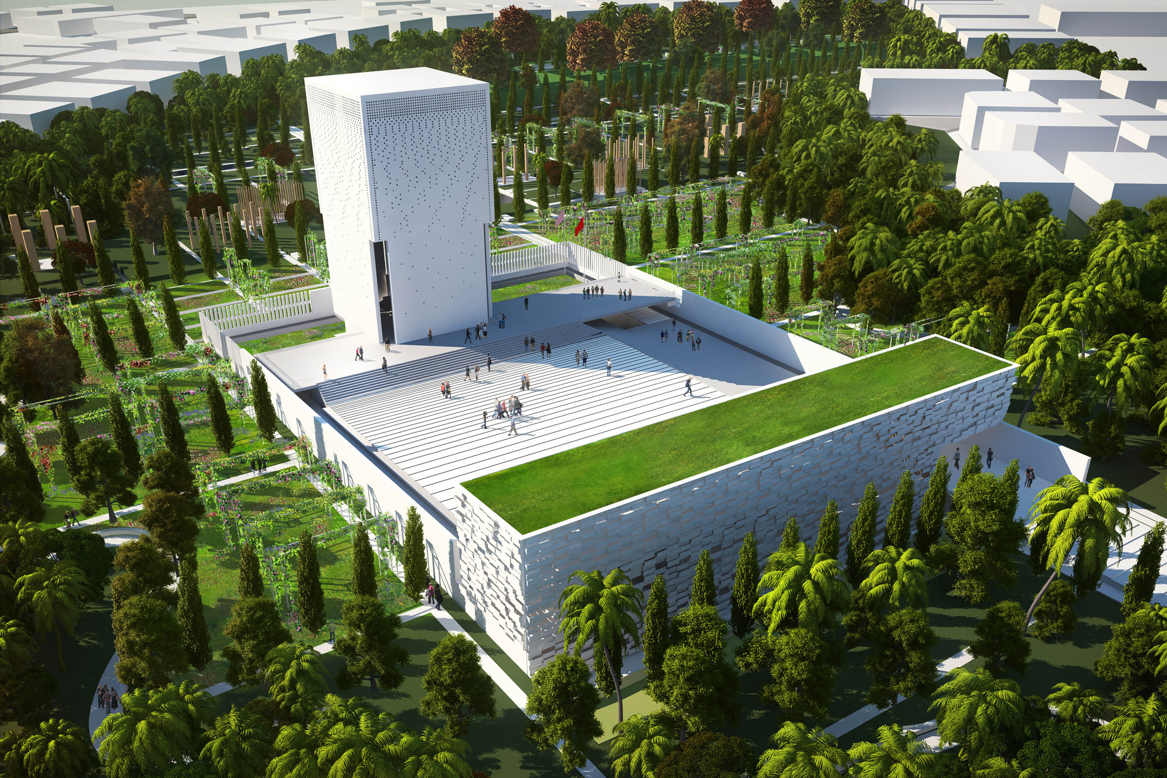 Rauf Raif Denktas Memorial and Museum by Tuncer Cakmakli Architects ...