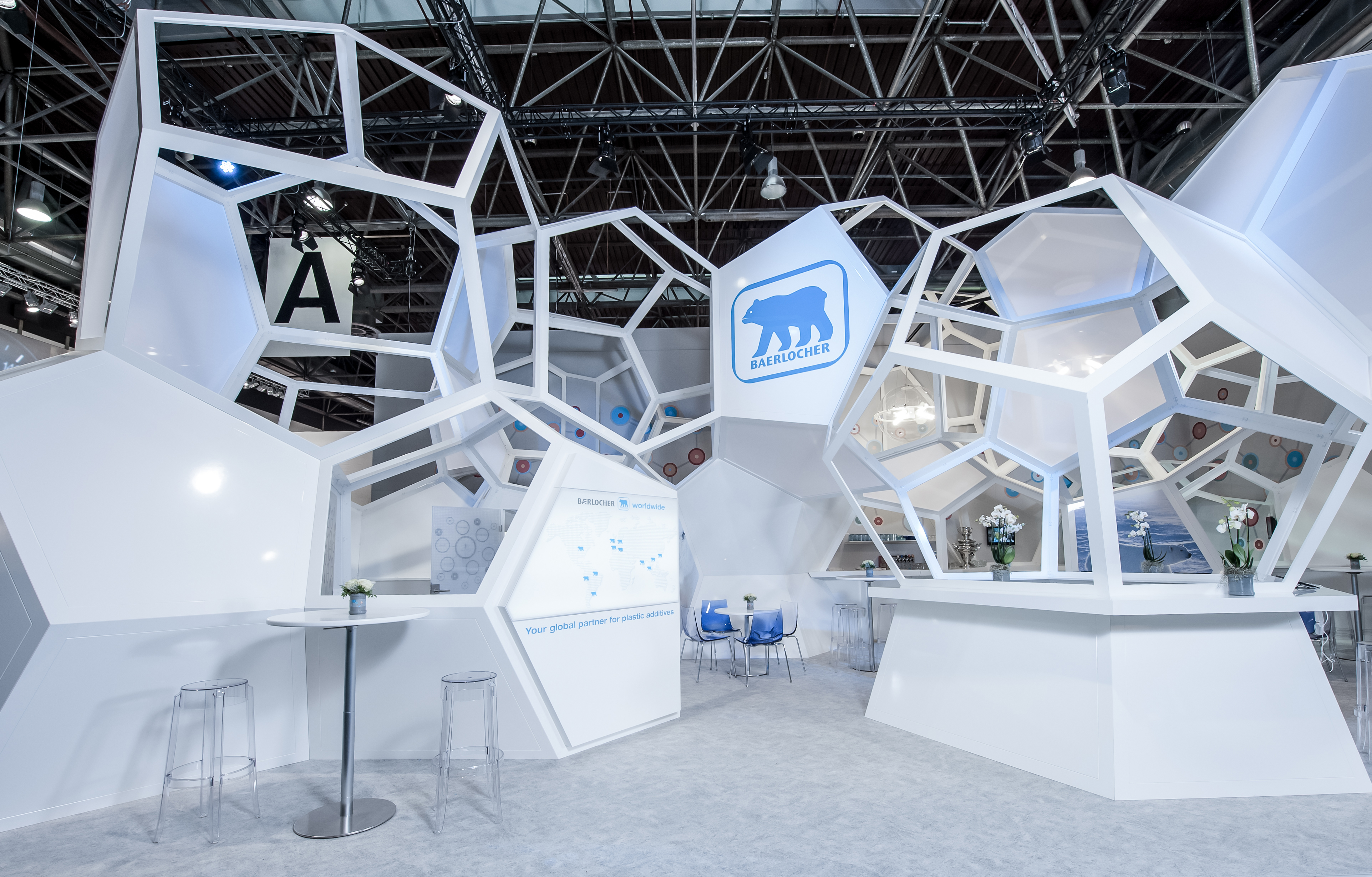 Molecule Trade Fair Stand for Baerlocher by Wroom - Architizer