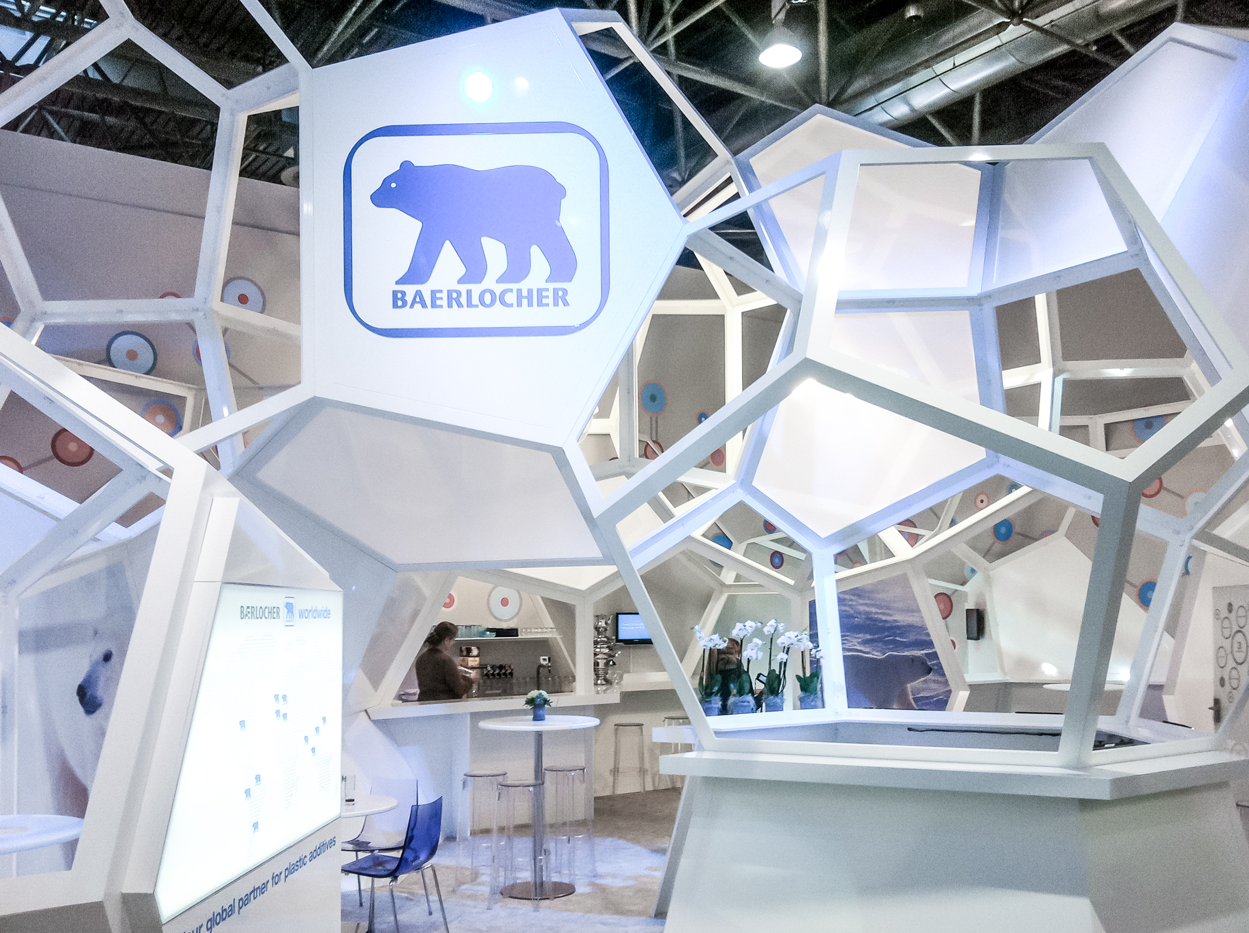 Molecule Trade Fair Stand for Baerlocher by Wroom - Architizer