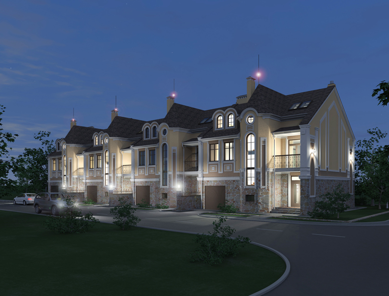 Townhouse project in4b by architect V.Nikishyn - Architizer