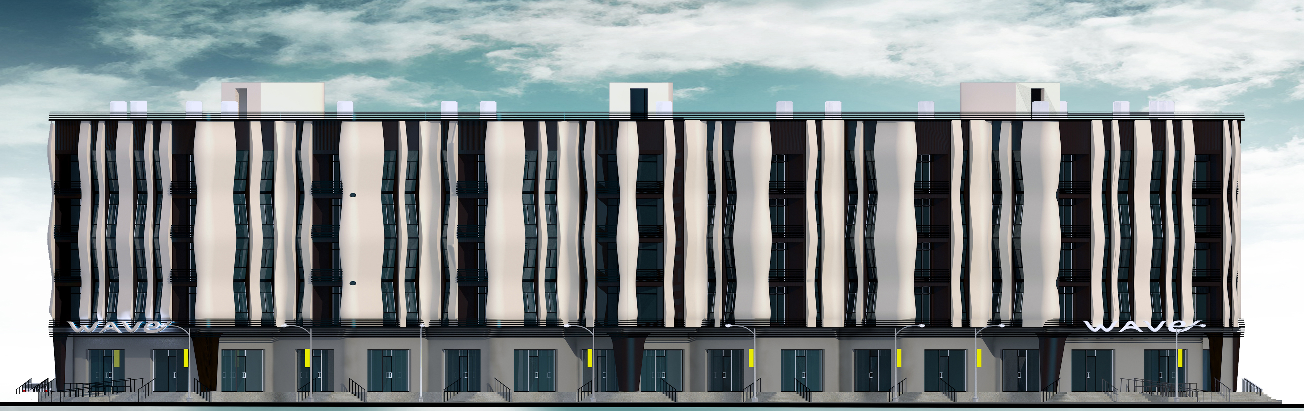 6 Floors Apartment Building by NO. Architects - Architizer