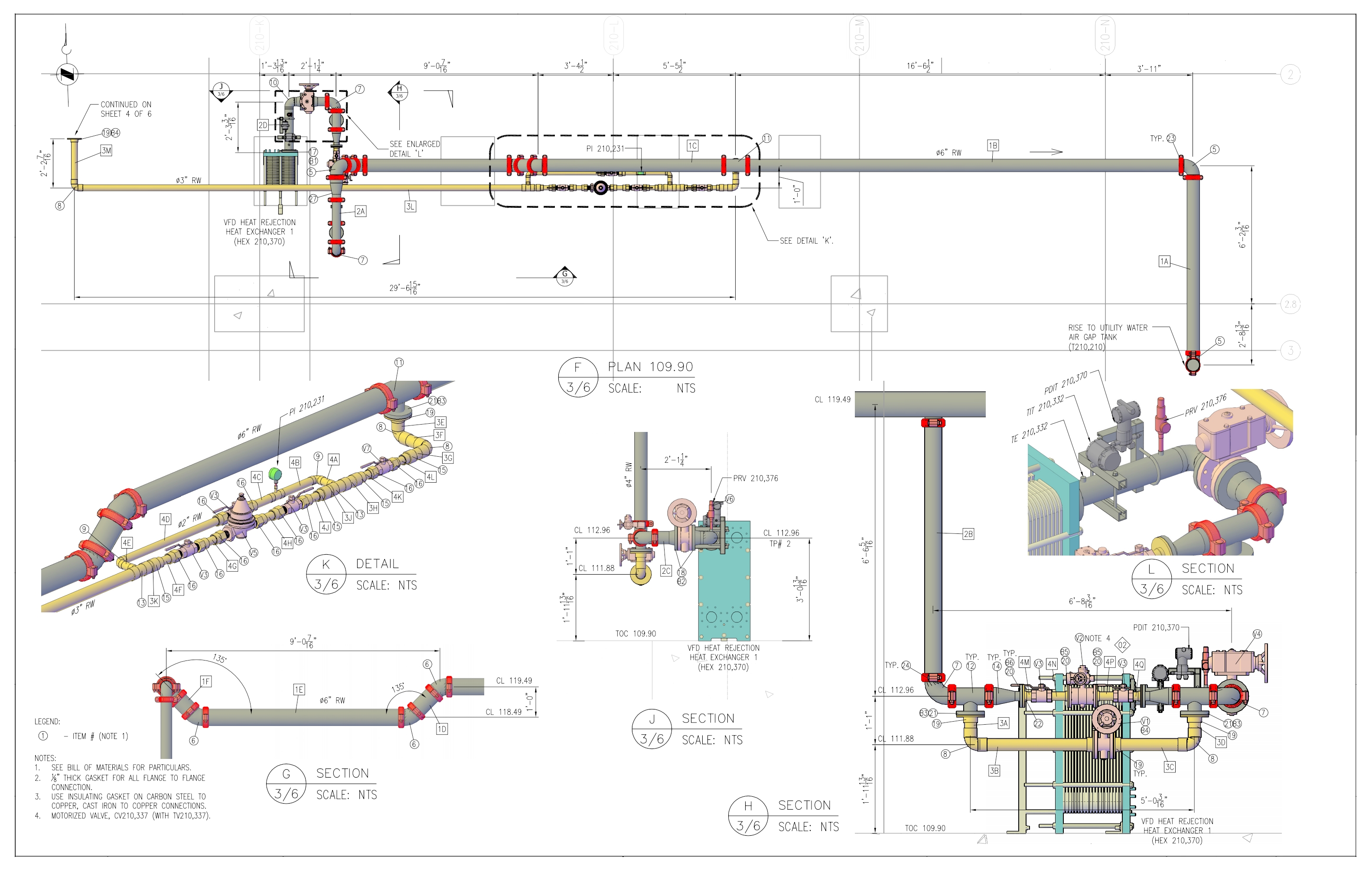 3D Piping Layout and Details by Sysgen Outsource Inc. - CAD Services ...