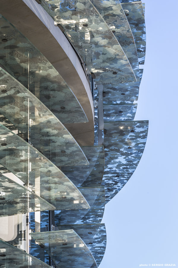 cultural center - printed glass wall by Richard + Schoeller Architectes ...
